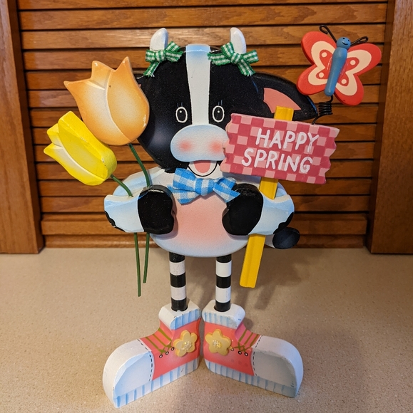 Accents | Springtime Animal Standee Cow Approx Height 8 12 And Width Is ...